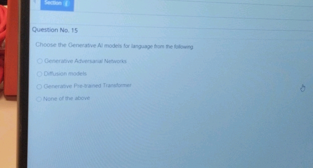 Question No 15 Choose the Generative AI | StudyX