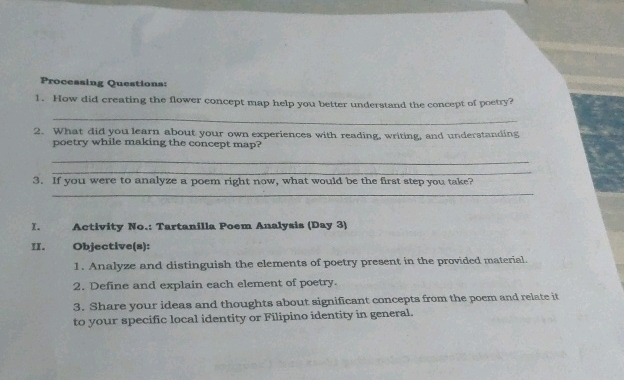 Procesaing Questionas 1 How did creating | StudyX