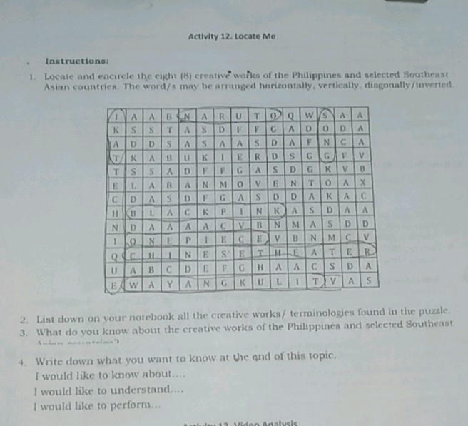 Activity 12 Locate Me Instructions 1 Locate | StudyX