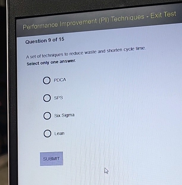 Performance Improvement (PI) Techniques - | StudyX