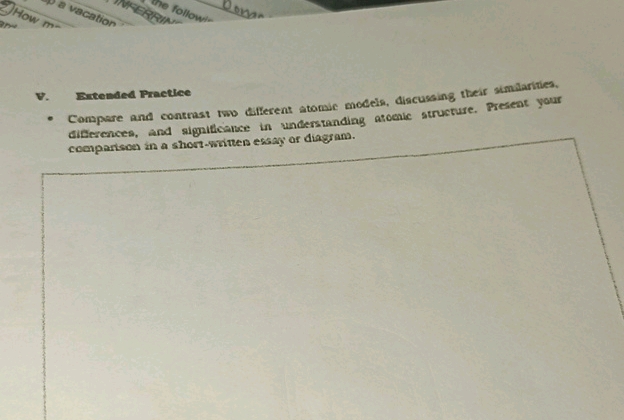 V Ertended Practice - Compare and contrast | StudyX