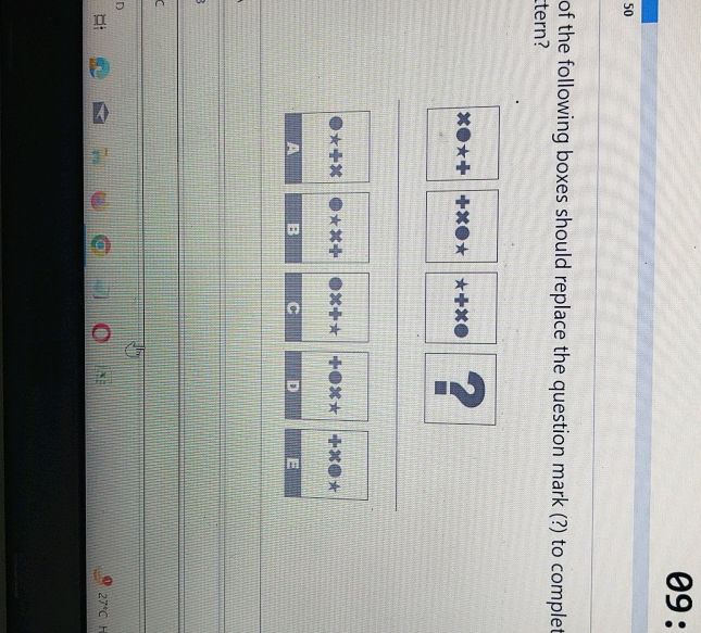 09 50 of the following boxes should replace | StudyX