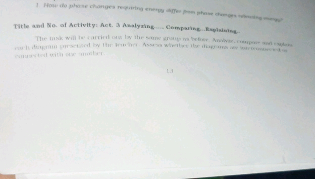 1 How do phase changes requiring energy | StudyX