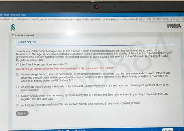 Wark - Microsoft Edge standard chartered | StudyX