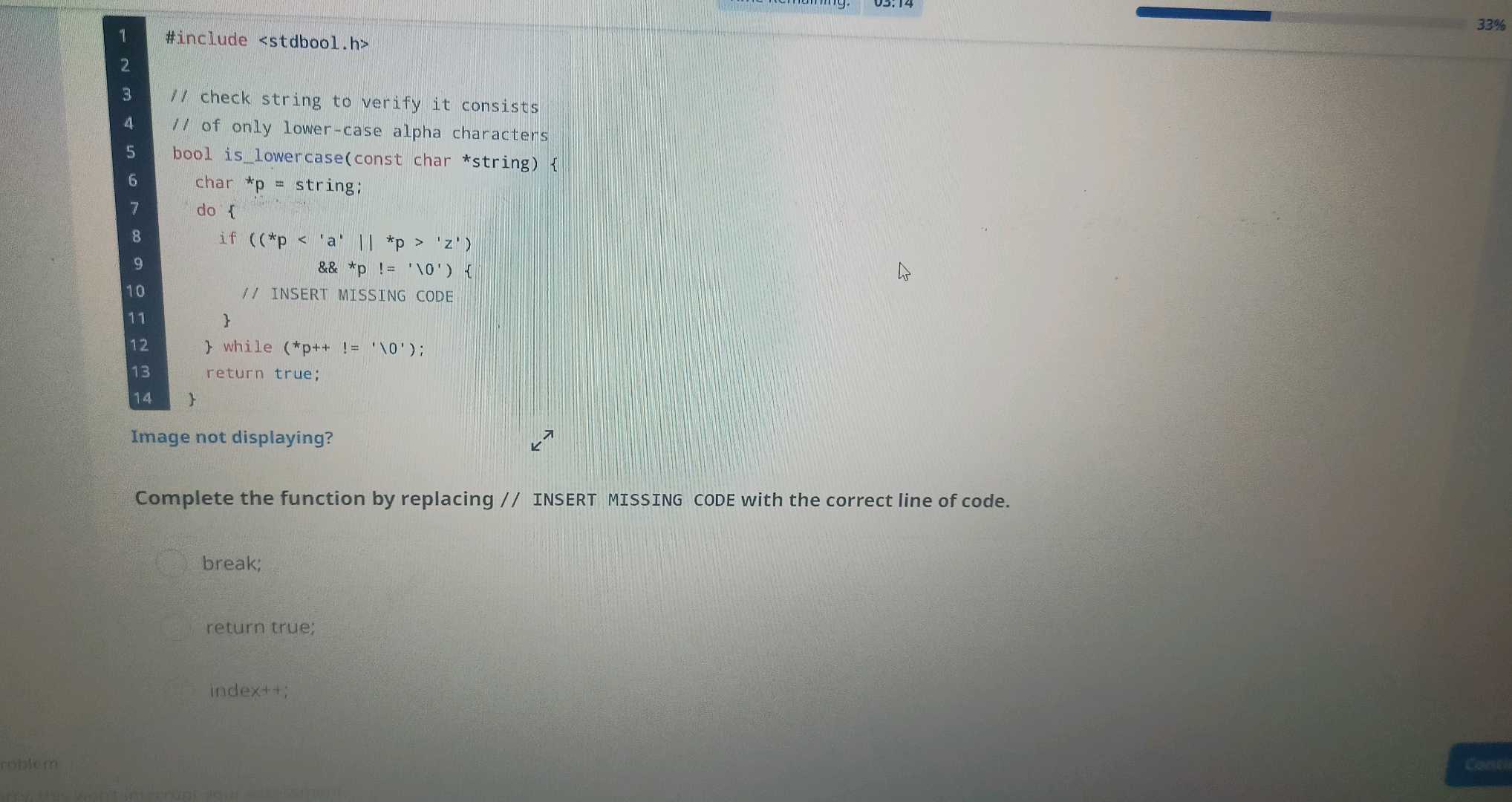 1 2 3 // check string to verify it consists | StudyX