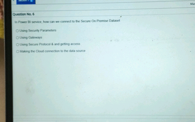 Question No 6 In Power Bil service how can | StudyX