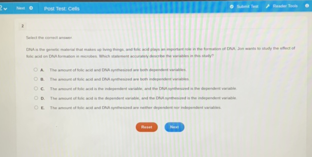 Nest Post Test Cells Submi Test Renaler | StudyX