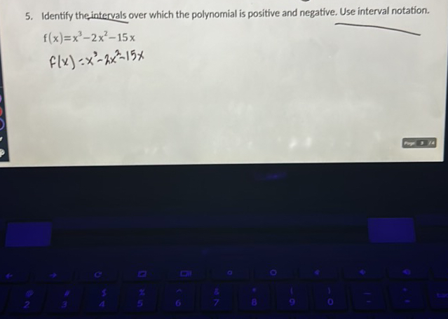 5 Identify the intervals over which the | StudyX