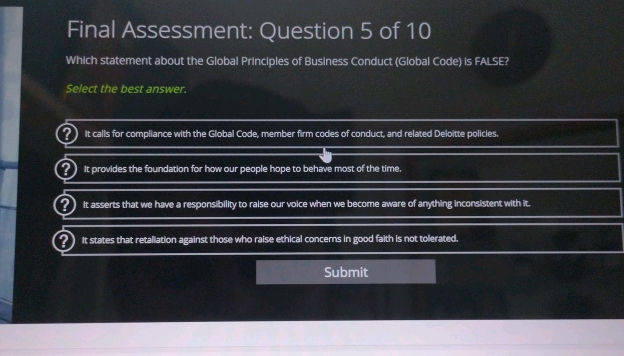 Final Assessment Question 5 of 10 Which | StudyX
