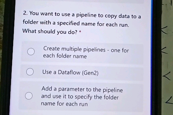 2 You want to use a pipeline to copy data | StudyX