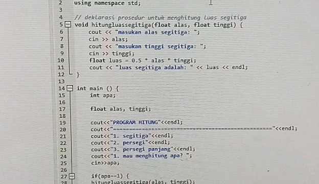 using namespace std // deklarasi | StudyX