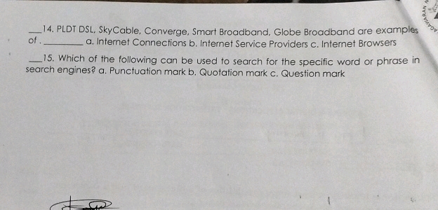 14 PLDT DSL SkyCable Converge Smart | StudyX