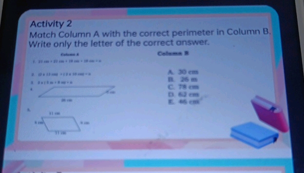 Activity 2 Match Column A with the correct | StudyX