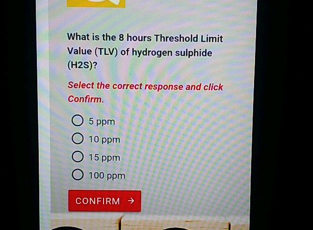 What is the 8 hours Threshold Limit Value | StudyX
