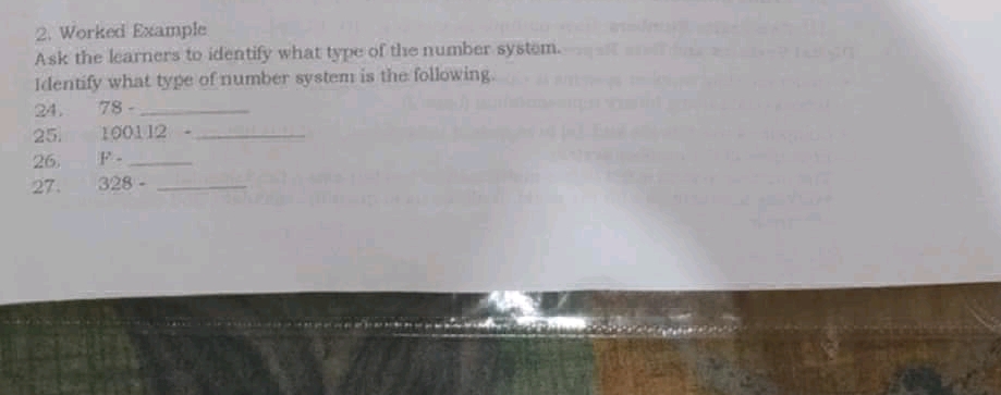 2 Worked Example Ask the learners to | StudyX