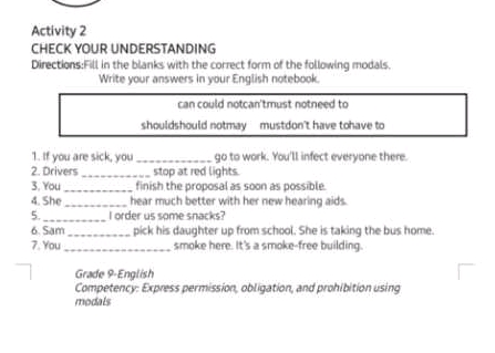 Activity 2 CHECK YOUR UNDERSTANDING | StudyX