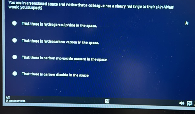You aro In an anclosed space and notles | StudyX