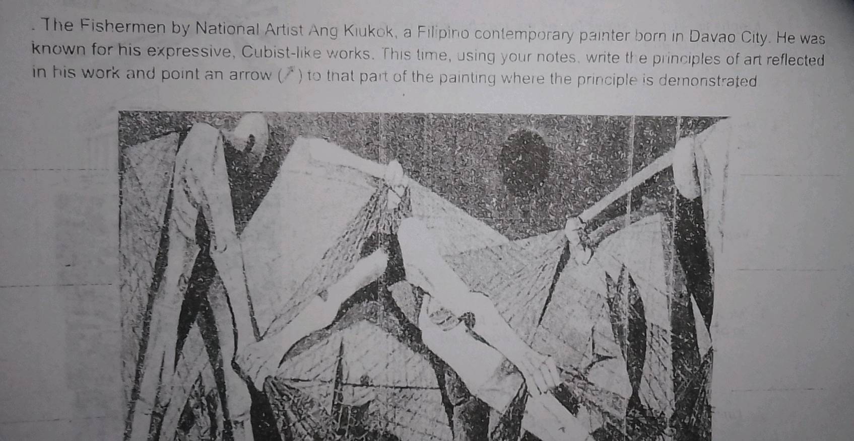 The Fishermen by National Artist Ang Kiukok | StudyX