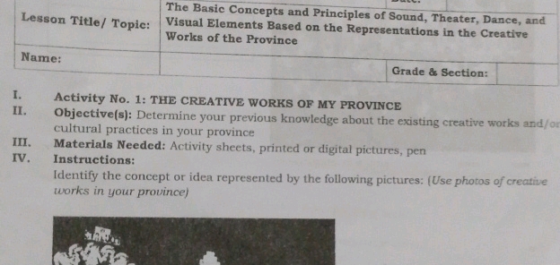 Lesson Title/ Topic The Basic Concepts | StudyX