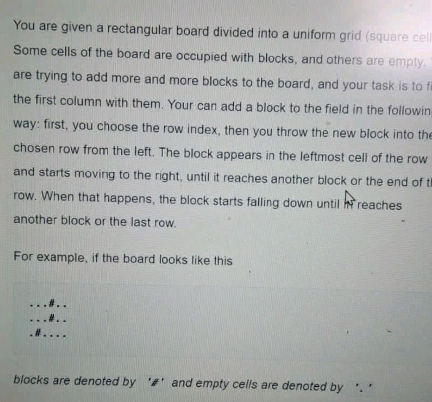 You are given a rectangular board divided | StudyX