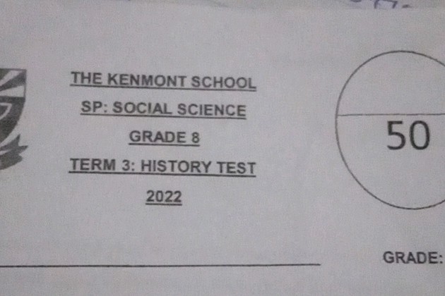 THE KENMONT SCHOOL SP SOCIAL SCIENCE GRADE | StudyX