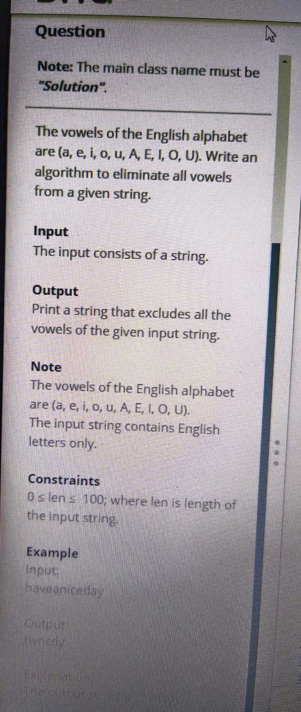 Question Note The main class name must be | StudyX
