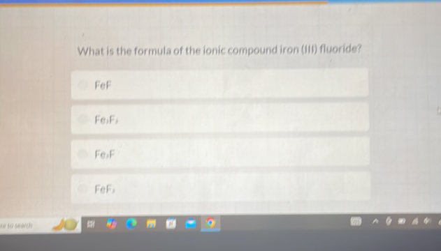 What is the formula of the ionic compound | StudyX