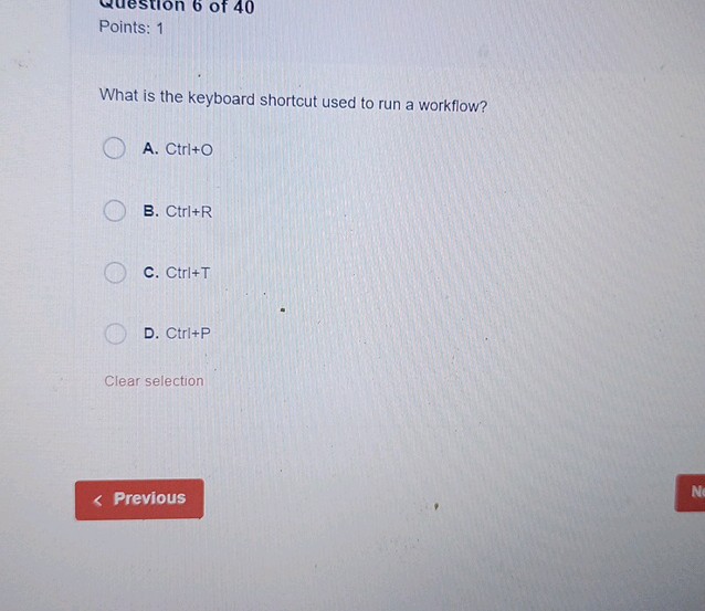 Points 1 What is the keyboard shortcut used | StudyX
