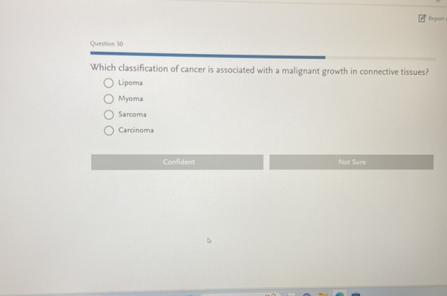 Report Question 30 Which classification of | StudyX