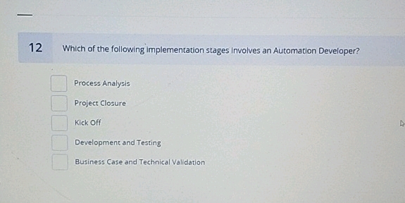 12 Which of the following implementation | StudyX