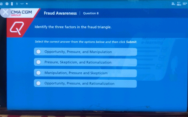 01 56+ CMACGM GROUP Fraud Awareness | StudyX