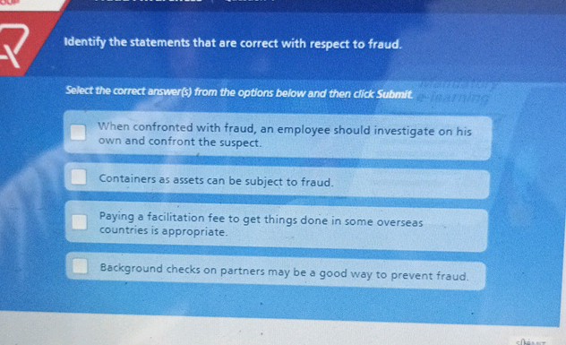 Identify the statements that are correct | StudyX