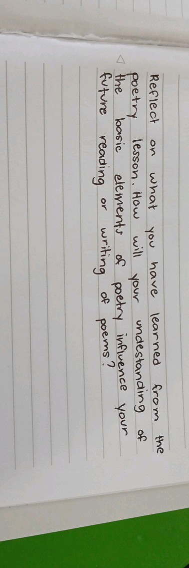 Reflect on what you have learned from the | StudyX