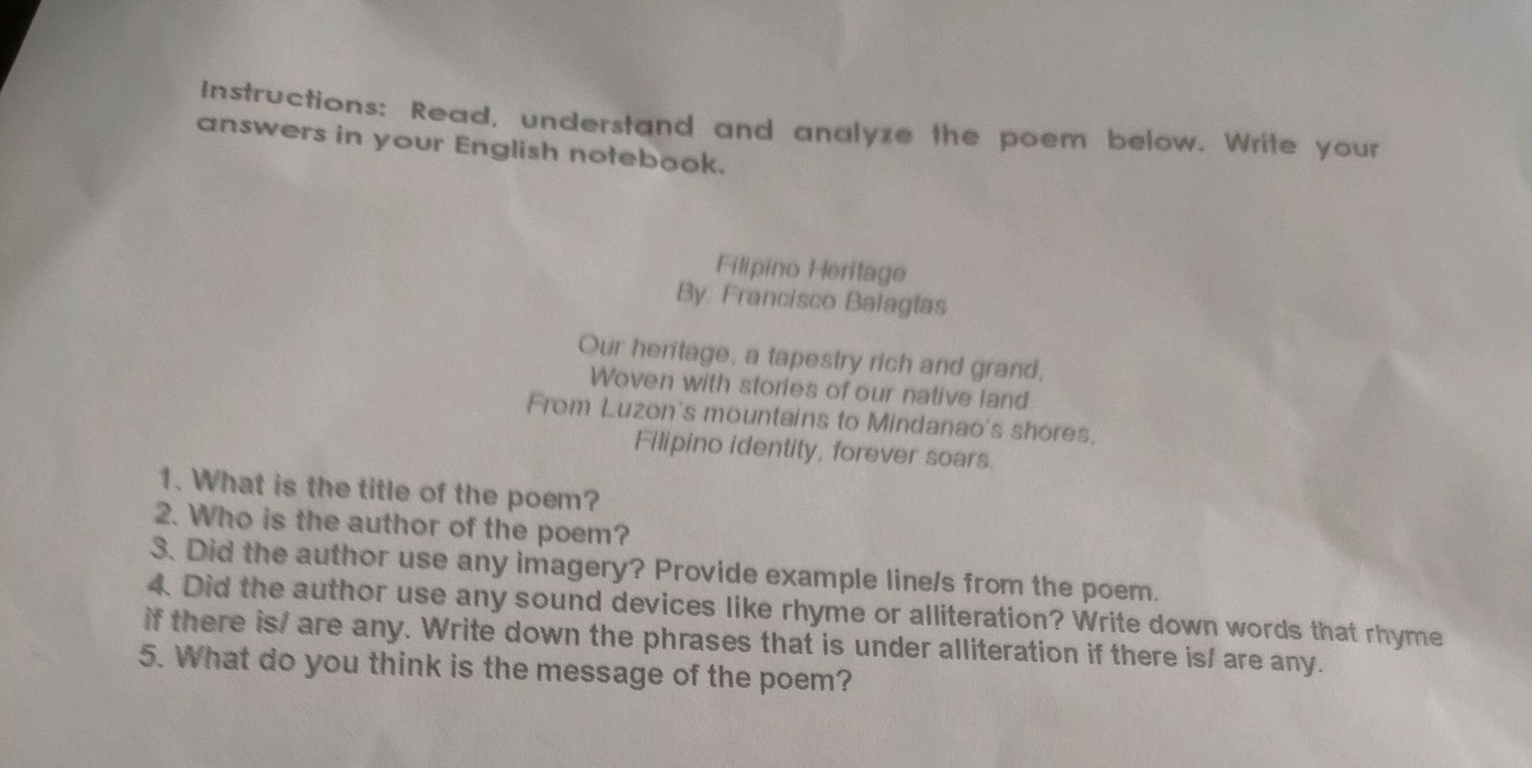 Instructions Read understand and analyze | StudyX