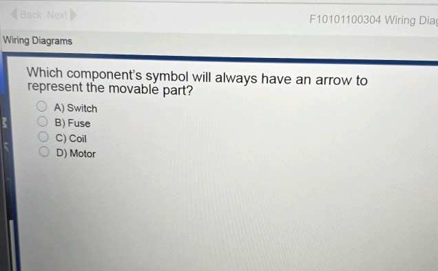 Back Next F10101100304 Wiring Dia Wiring | StudyX