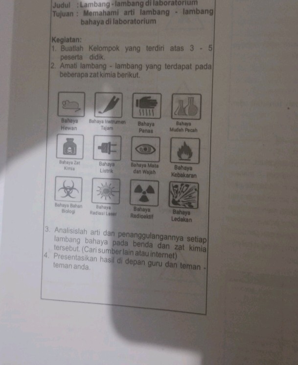 Judul Lambang-lambang di laboratorium | StudyX