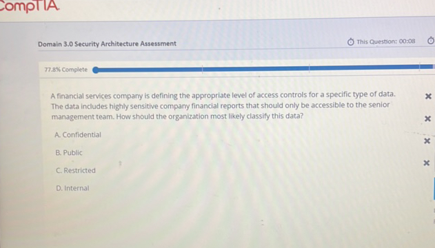 CompTIA Domain 30 Security Architecture | StudyX