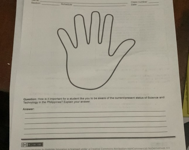 Section Class number Date Question How | StudyX