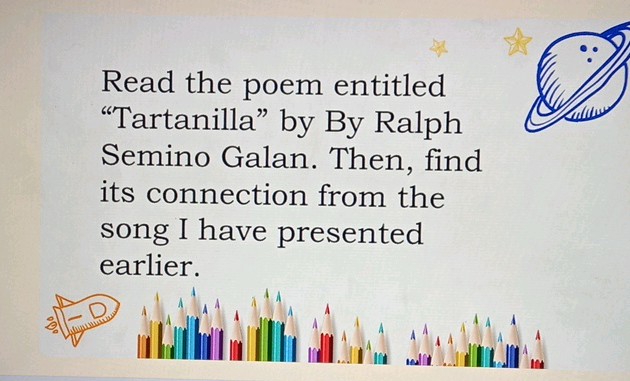 Read the poem entitled Tartanilla by By | StudyX