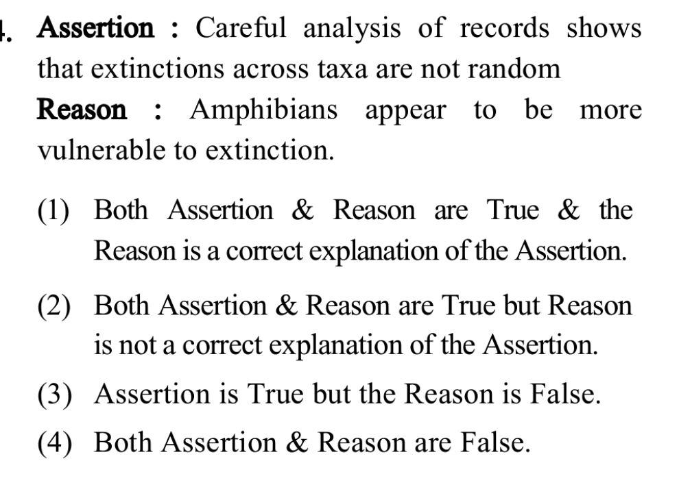 Assertion Careful analysis of records | StudyX