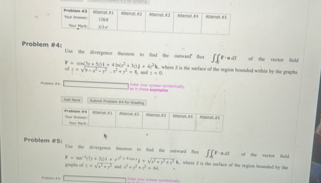 Problem 4 Use the divergence theorem to | StudyX