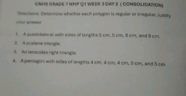 CNHS GRADE 7 NMP Q1 WEEK 3 DAY 2 | StudyX