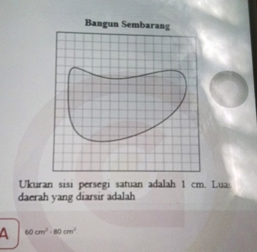 Bangun Sembarang Ukuran sisi persegi satuan | StudyX