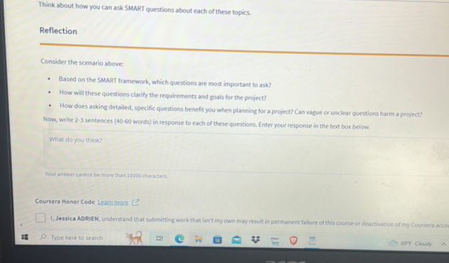 Think about how you can ask SMART questions | StudyX