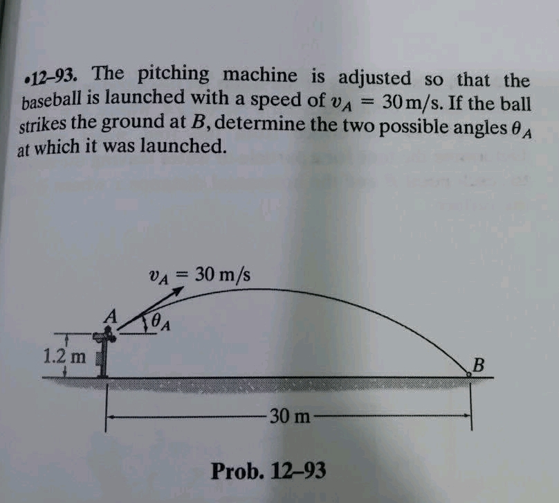 -12-93 The pitching machine is adjusted so
