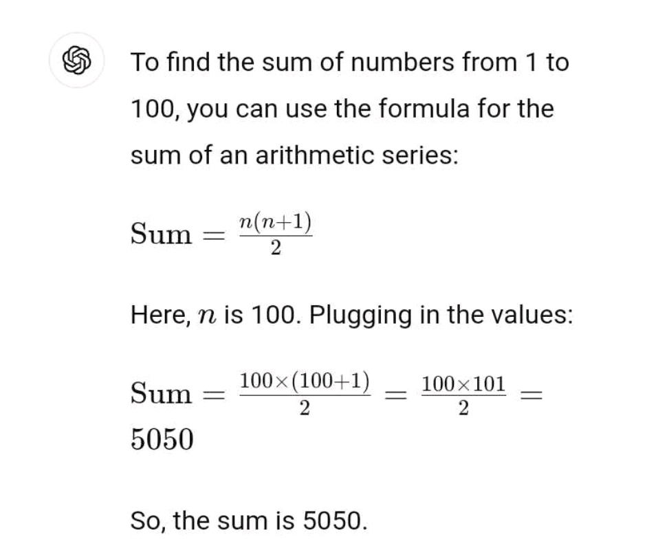 (6) To find the sum of numbers from 1 to | StudyX