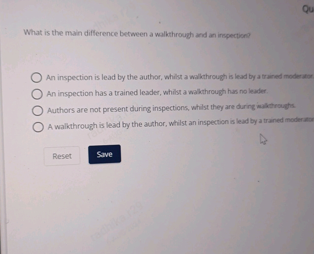 What is the main difference between a | StudyX