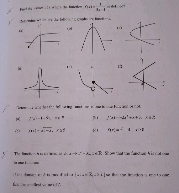 2 Find the values of x where the function | StudyX