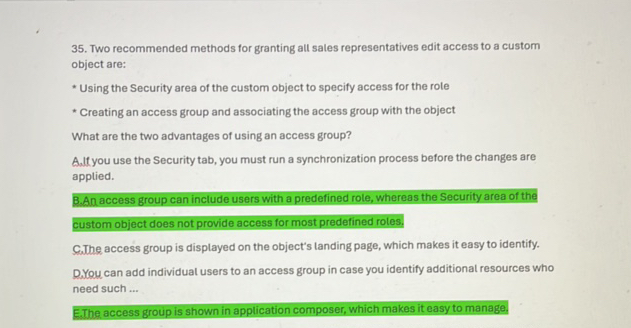 35 Two recommended methods for granting all | StudyX