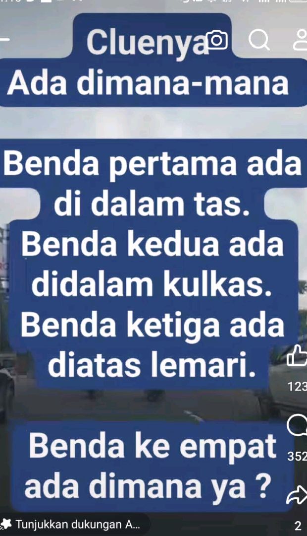 Cluenya( Ada dimana-mana Benda pertama ada | StudyX